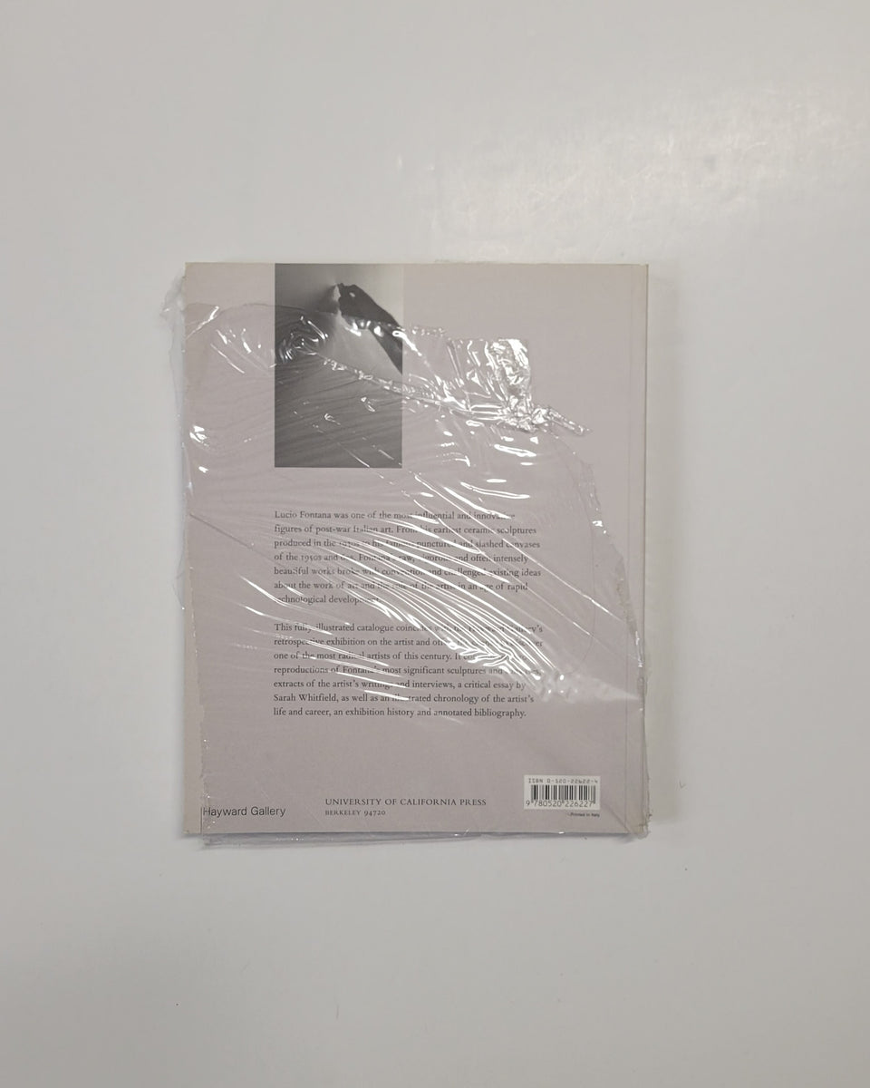 Lucio Fontana by Sarah Whitfield | ART BOOKS TORONTO | D & E LAKE LTD ...