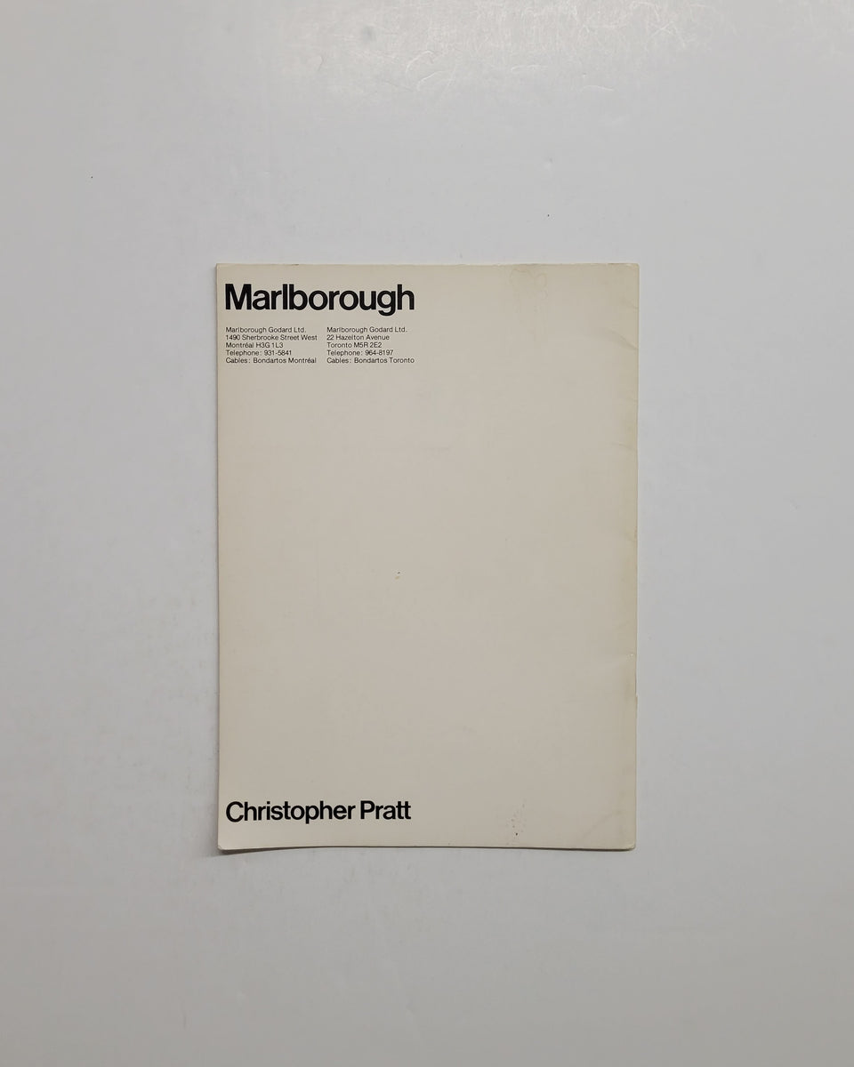 Christopher Pratt by Michael Greenwood | CANADIAN ART BOOKS TORONTO – D ...