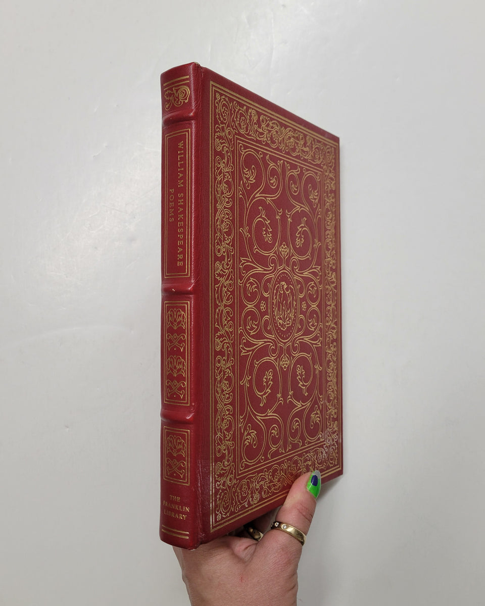 William Shakespeare Poems LEATHER BOUND BOOKS | D&E LAKE LTD. BOOKS – D ...