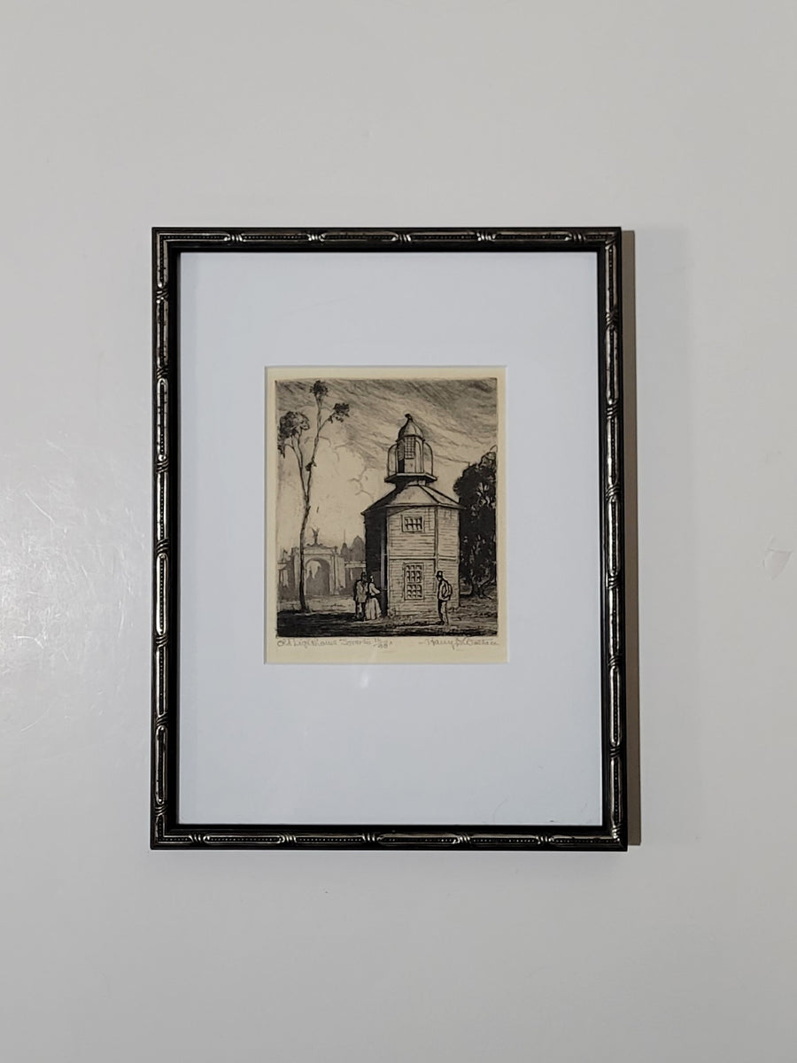 Harry Draper Wallace [Canadian, 1892-1977] Old Lighthouse Toronto – D ...