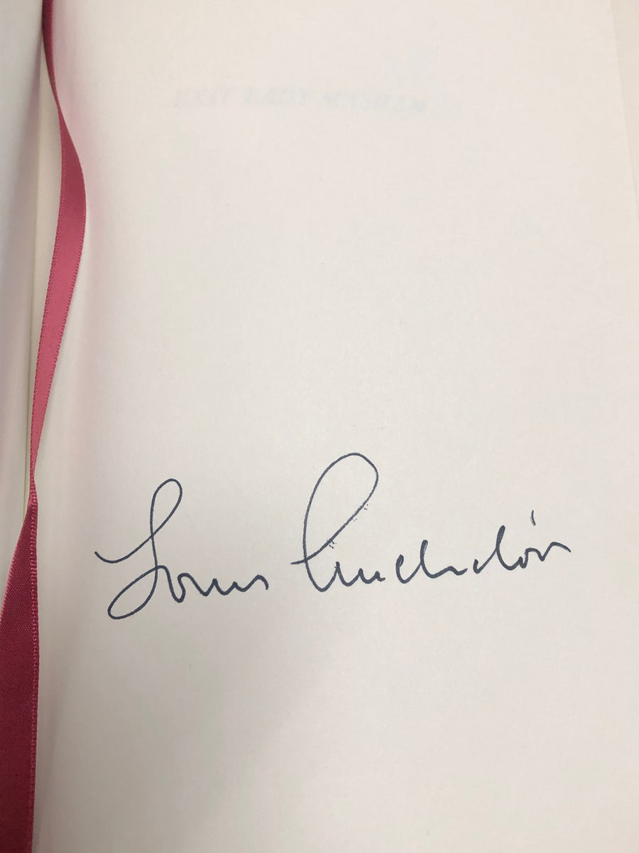Exit Lady Masham by Louis Auchincloss Franklin Library SIGNED FIRST ED ...
