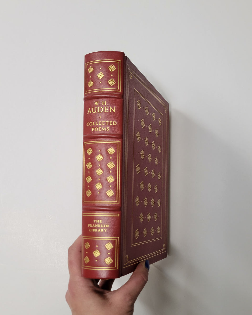 W.H. Auden Collected Poems Franklin Library | D & E LAKE LTD. BOOSK – D ...