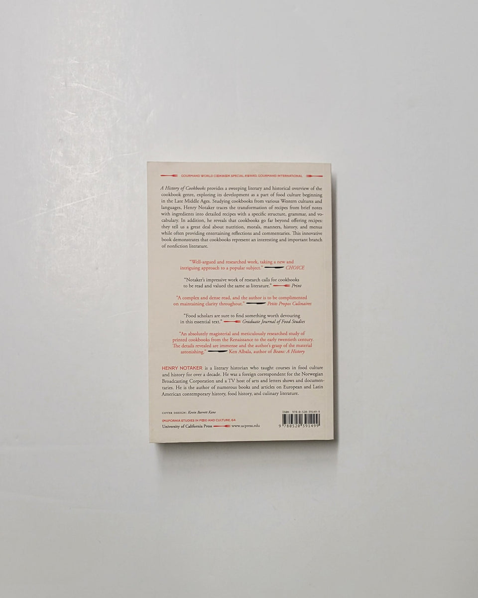 A History of Cookbooks by Henry Notaker | D & E LAKE LTD. TORONTO – D ...